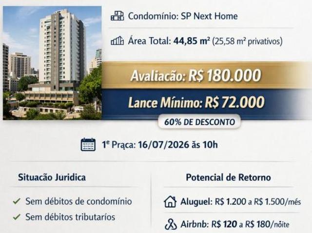 studio em leilão /oportunidade/ centro historico