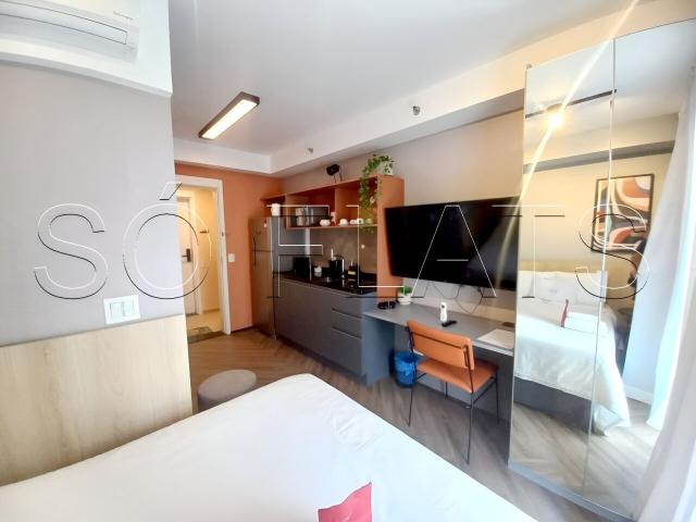 Studio em Moema, São Paulo/SP de 20m² 1 quartos para locação R$ 3.180,00/mes