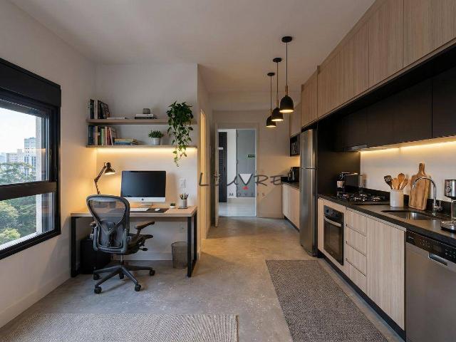 Studio em Mirandópolis, São Paulo/SP de 25m² 1 quartos à venda por R$ 315.000,00 ou para locação R$ 3.000,00/mes