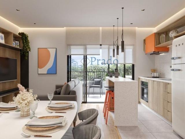 Studio em Novo Mundo, Curitiba/PR de 57m² 2 quartos à venda por R$ 530.900,00