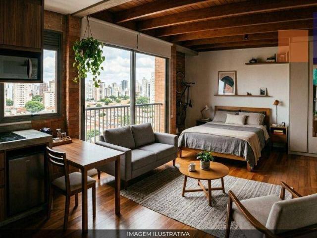 Studio em Santo Amaro, São Paulo/SP de 20m² 1 quartos para locação R$ 1.800,00/mes