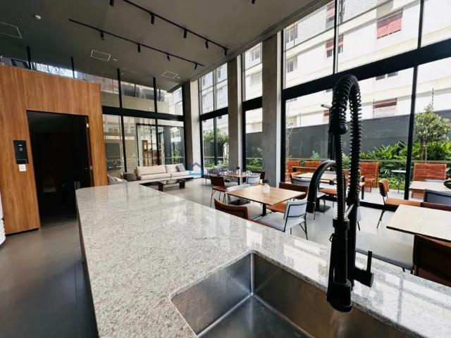 Studio em Pinheiros com 29m², com lazer e portaria 24h
