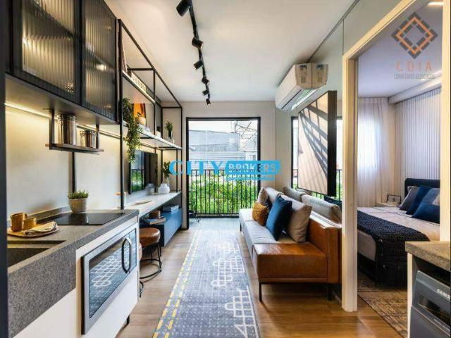 Studio em Pinheiros, São Paulo/SP de 27m² 1 quartos à venda por R$ 478.000,00