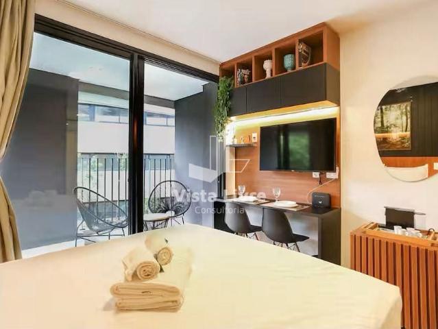 Studio em Pinheiros, São Paulo/SP de 27m² 1 quartos à venda por R$ 879.000,00