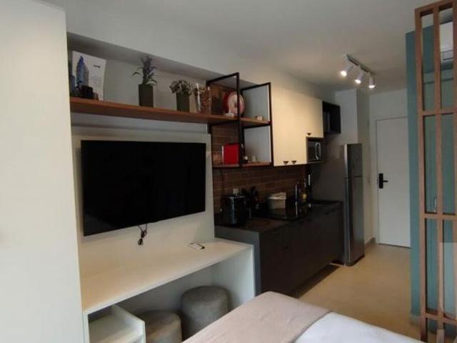 Studio em prédio com lazer em ótima localização no Jardim Paulista