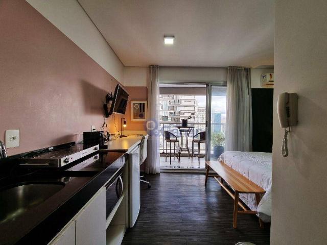 Studio em Vila Olímpia, São Paulo/SP de 24m² 1 quartos à venda por R$ 572.571,00