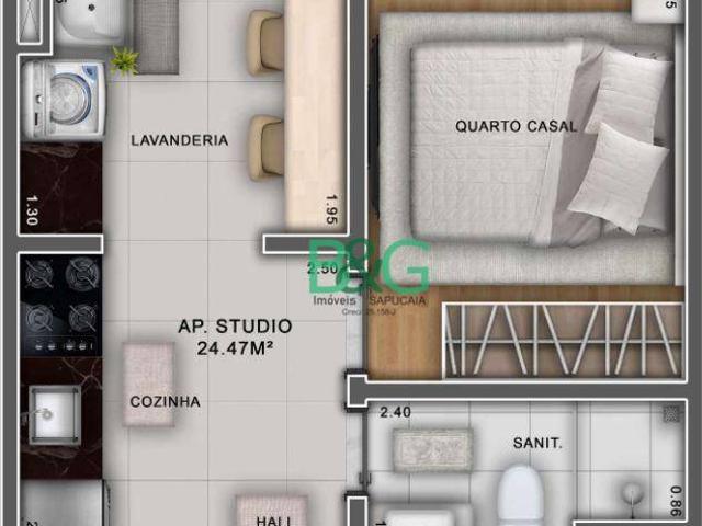 Studio em Vila Oratório, São Paulo/SP de 24m² 1 quartos à venda por R$ 184.900,00