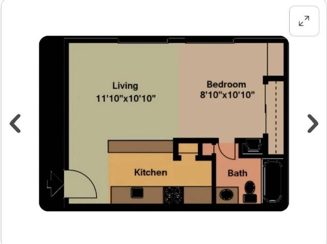 Studio for rent