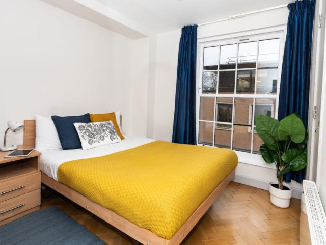 Studio flat A for couples, at Goodenough College