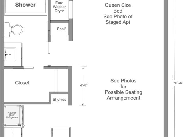 Studio Flat Complete Rebuild located in Tarrytown / Deep Eddy Neighborhood