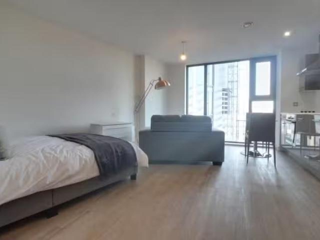 Studio flat for rent in The Bank, Sheepcote Street, Birmingham.