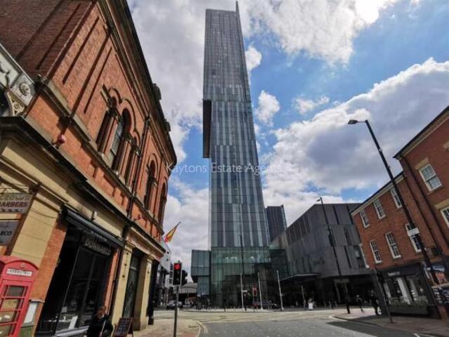 Studio flat for rent in Beetham Tower, Deansgate, Manchester, M3