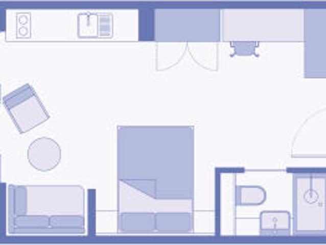 Studio flat for rent in Central Road, Leeds, LS1