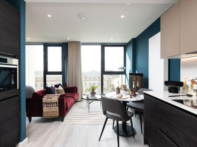 Studio flat for rent in Holland Street, Glasgow, G2