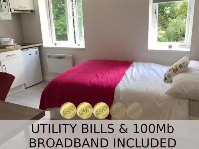 Studio flat for rent in Next to the University of Birmingham.