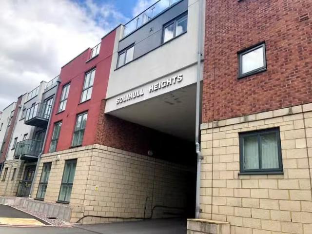 Studio flat for rent in Solihull Heights, 56 New Coventry Road.