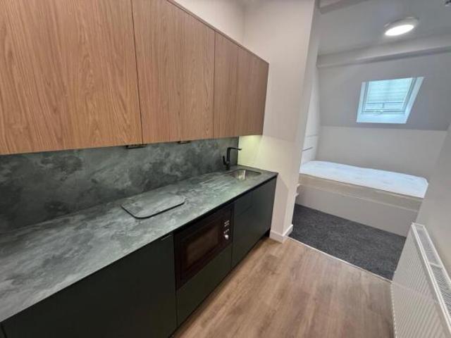 Studio flat for rent in St Mary's Gate, Derby, DE1