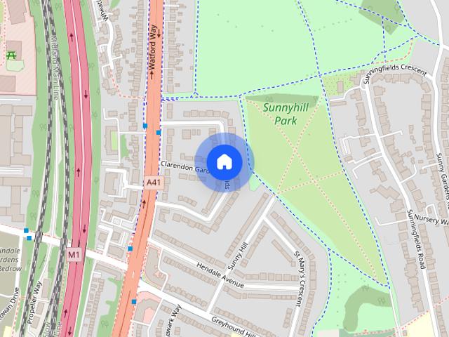 Studio Flat in Arnal Crescent, Wandsworth SW18 5PY