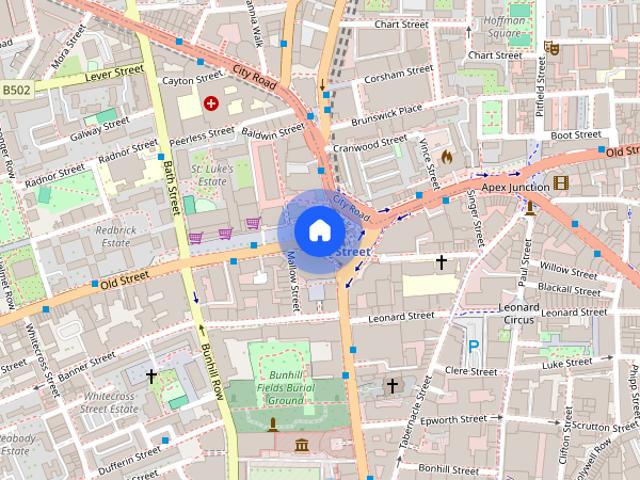 Studio flat in Atlantic House, Shorditch, E2 #1913769