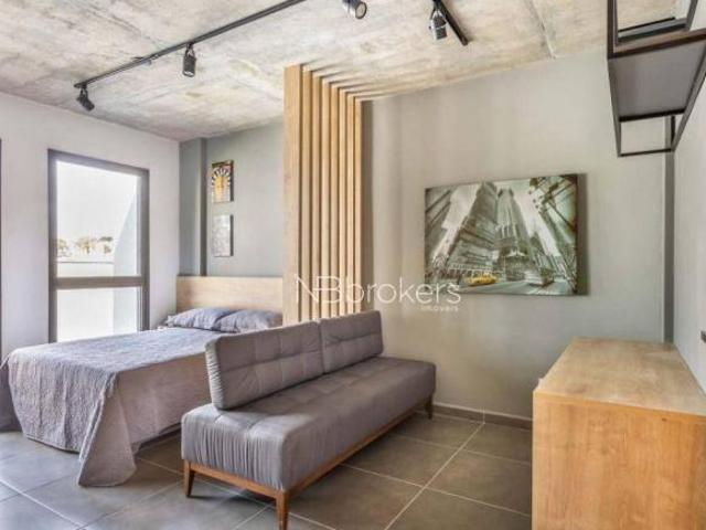 STUDIO INTELIGENTE EM LOCALIZAÇÃO PRIVILEGIADA DE CURITIBA!
