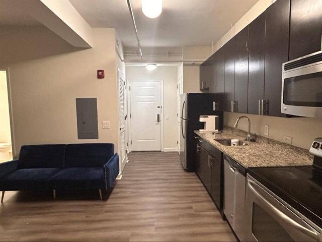 Studio in luxury apt, NYC view