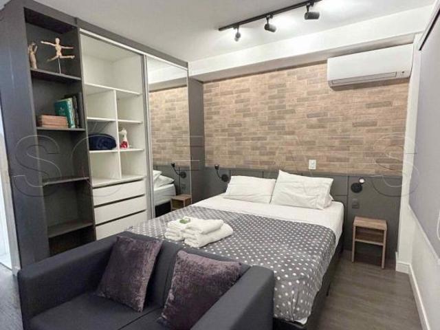 Studio Is Moema disponivel com 26,78m², 01 dorm, sem vaga de estacionamento