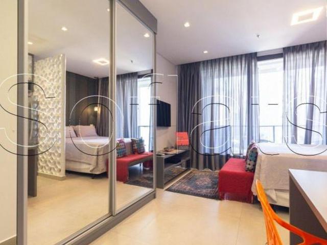 Studio Mobiliado na Faria Lima | Flat de Alto Padrão com Serviços e Lazer Completo
