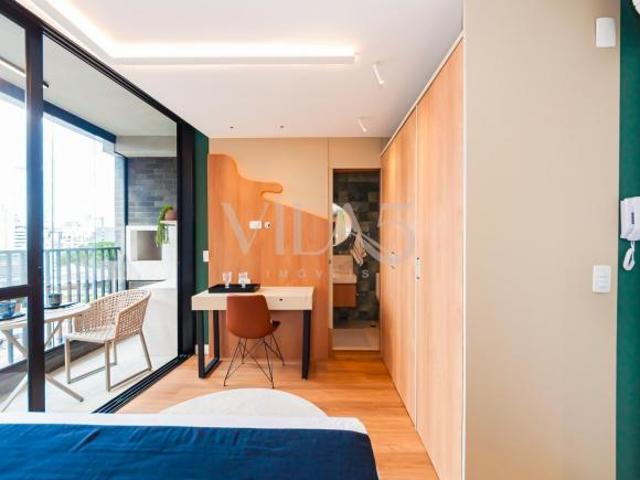 Studio mobiliado no Oxygen, com vaga e vista definitiva
