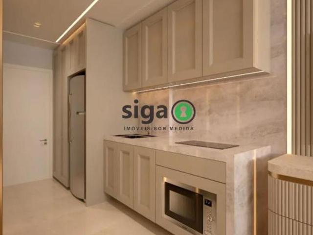 Studio Mobiliado no Brooklin com Vista Livre!