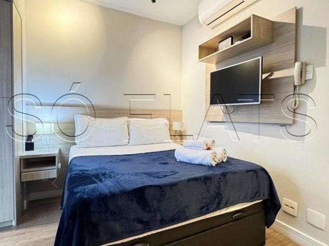Studio mobiliado à venda em Perdizes no VN Turiassu com varanda e lazer completo