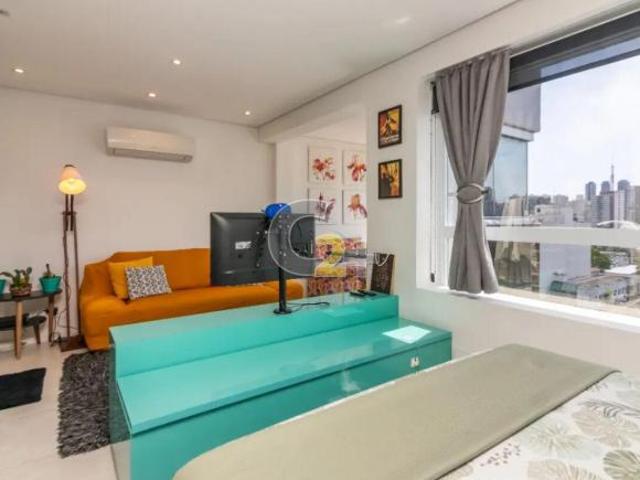 Studio mobiliado à venda em Pinheiros com 1 quarto, sem vaga