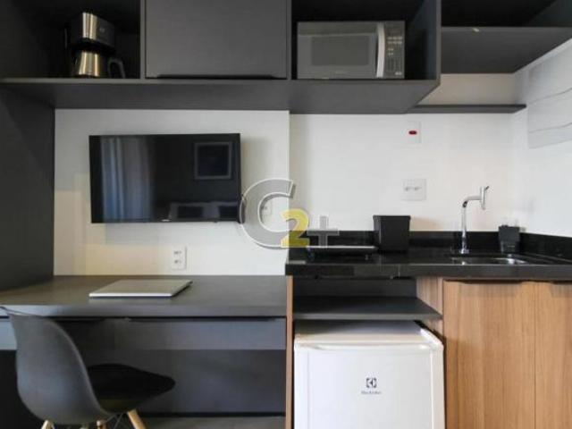 Studio mobiliado à venda no Jardim Paulista com 1 quarto sem vaga