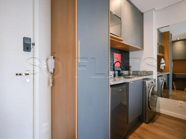 Studio mobiliado à venda na Bela Vista próximo ao metrô ideal para morar ou investir