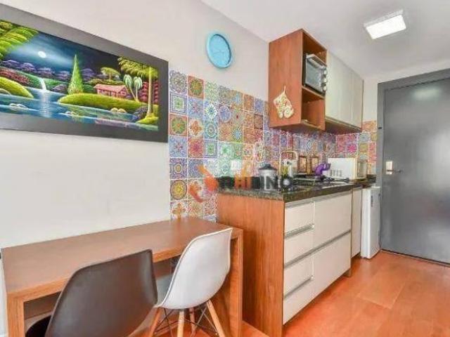 Studio mobiliado com 1 dormitório à venda, 26,64 m² por R$ 335.000 Centro Curitiba/PR