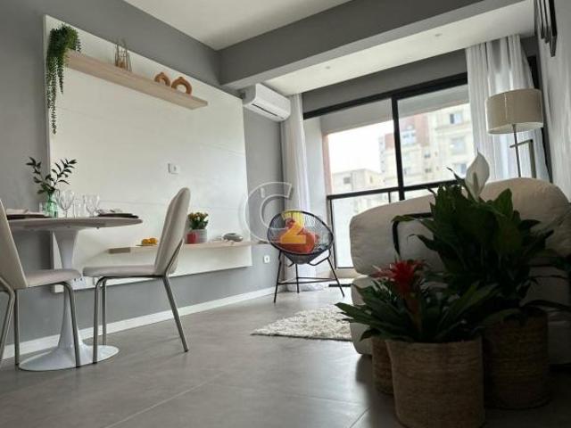 Studio mobiliado com 1 quarto, sem vaga