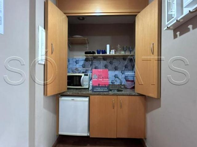 Studio mobiliado com vaga no Jardim Paulista | Flat Interative perto da Av. Paulista