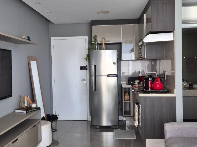 Studio Mobiliado com Varanda e Lazer Completo