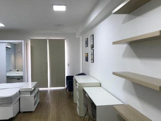 Studio Mobiliado com Varanda e Lazer Completo, Metrô Santa Cecília!