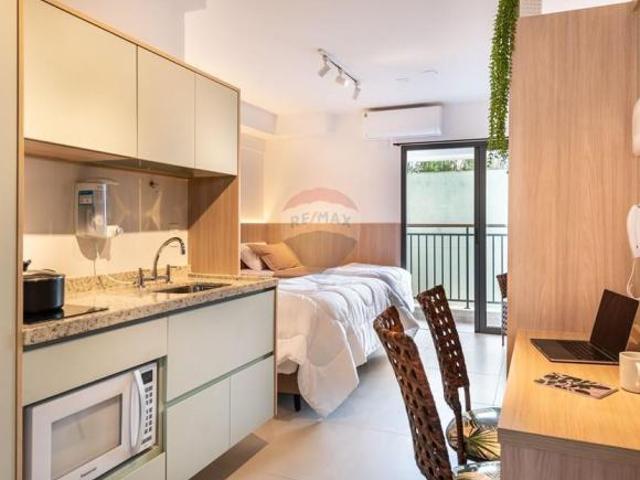 Studio Mobiliado com Vista Livre no Sumarezinho – Conforto, Praticidade e Localização Privilegiada