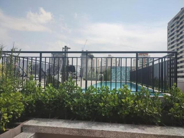 Studio mobiliado com lazer completo próximo ao metrô em Pinheiros