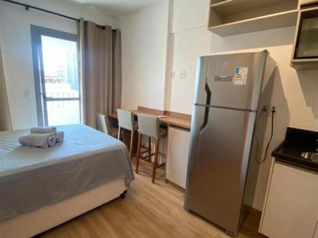Studio Mobiliado de 20 m² ao Lado do Metrô Brooklin – Vista Livre e Alto Padrão