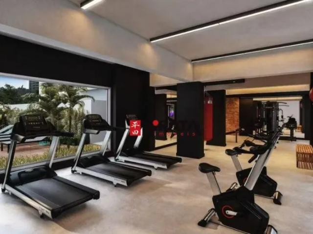 Studio mobiliado e decorado! Pronto morar! Andar Alto!