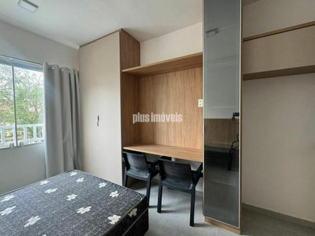 Studio mobiliado e nunca habitado, lindo, excelente localização