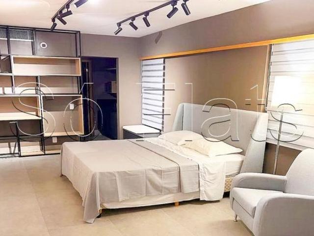 Studio Mobiliado em Alphaville Barueri | Av. Cauaxi | 43m² | 1 Vaga | Flat Sol Alphaville
