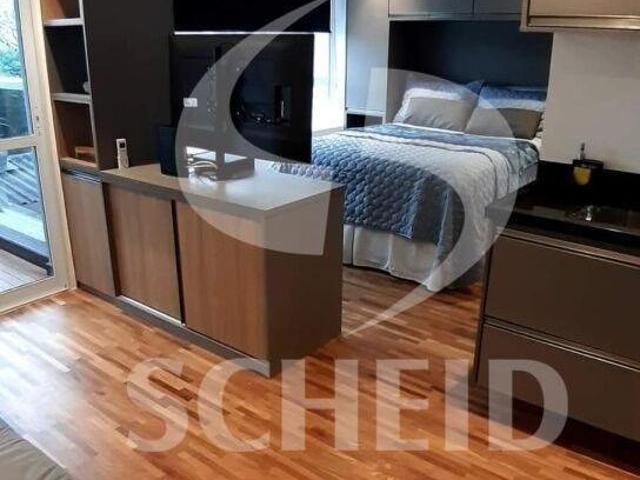 Studio mobiliado em Pinheiros, com Suíte, 1 Vaga e Excelente Localização na Fradique Coutinho