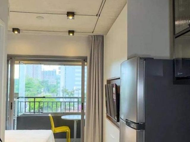 Studio Mobiliado em Santo Amaro com 22m²