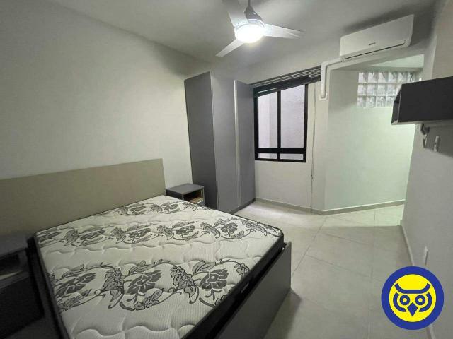 Studio mobiliado para locação no Centro, em excelente localização