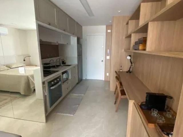 Studio MOBILIADO para Locação com 1 dormitório com closet, 1 vaga de garagem, com 60 m² Itaim Bibi