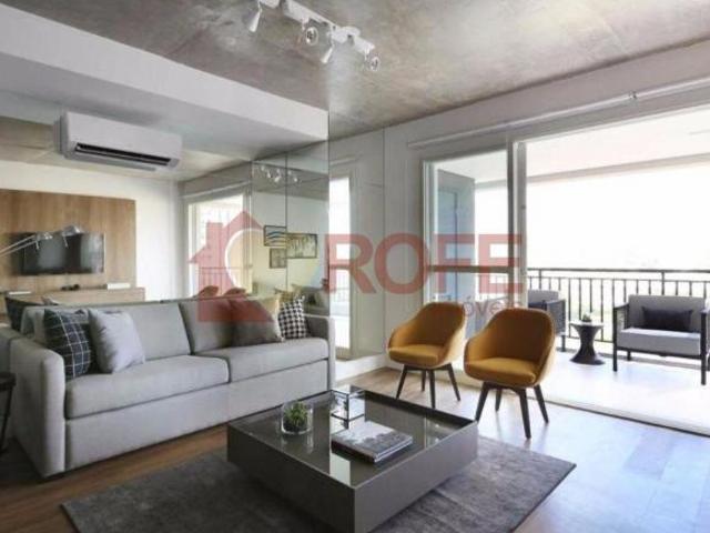 Studio Mobiliado para venda | 64m² | 1 Vaga | Próximo à Berrini | Brooklin Paulista