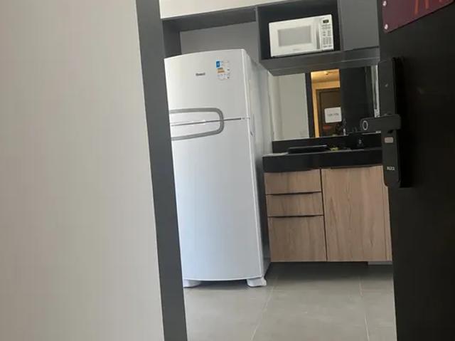 Studio Mobiliado, para venda ou locação, com 29 metros com 1 quarto em Moema São Paulo SP